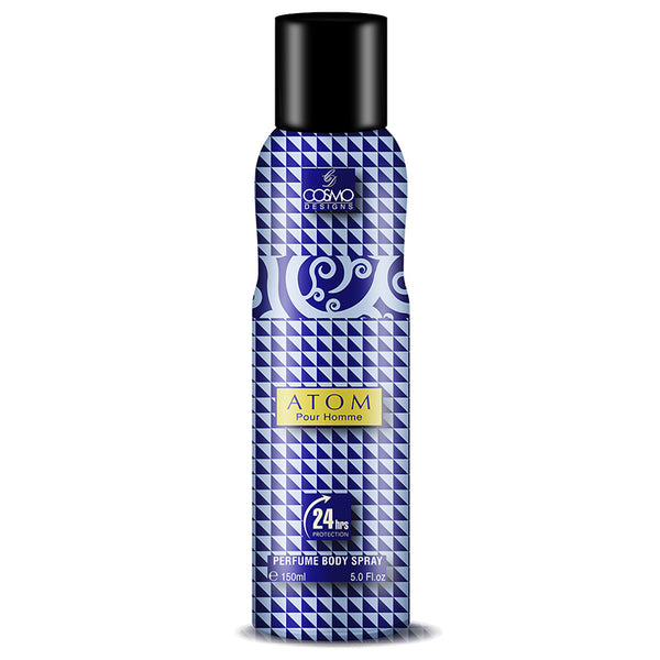 ATOM PERFUME BODY SPRAY 150ML - COSMO DESIGN – Sterling Mega Store