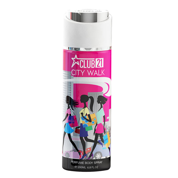 CITY WALK PERFUME BODY SPRAY 200ML - CLUB 21 – Sterling Mega Store