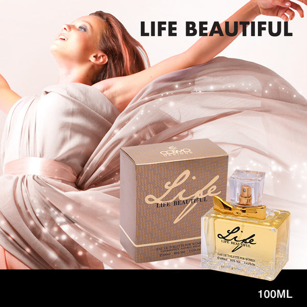 LIFE BEAUTIFUL EAU DE TOILETTE 100ML FOR WOMEN - COSMO DESIGNS ...