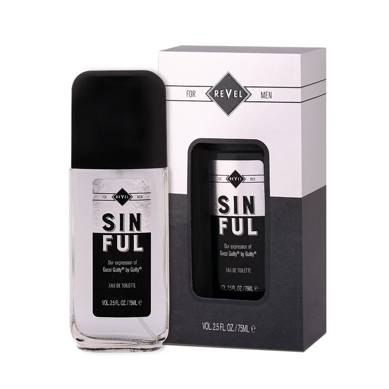 SINFUL EAU DE TOILETTE 75ML FOR MEN - REVEL – Sterling Mega Store
