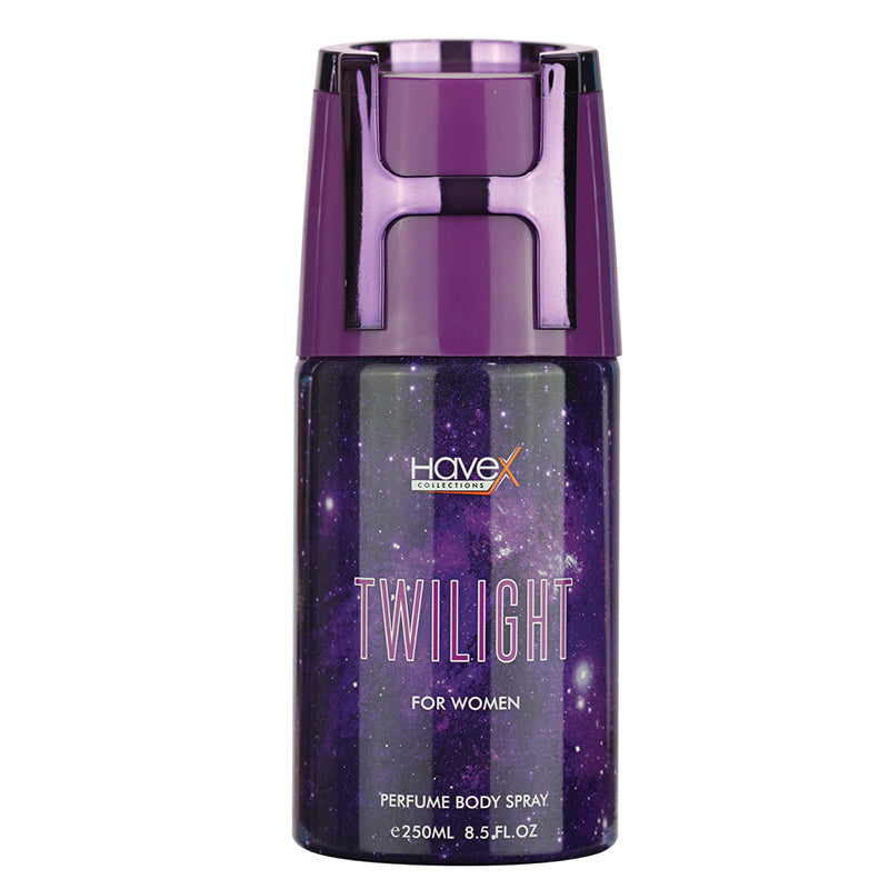 TWILGHT PERFUME BODY SPRAY 250ML - HAVEX – Sterling Mega Store